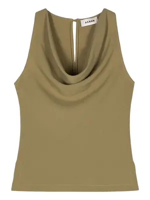AERON Yael Cowl-neck Top - Green