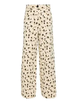 FORTE_FORTE Leopard-print Palazzo Pants - Neutrals