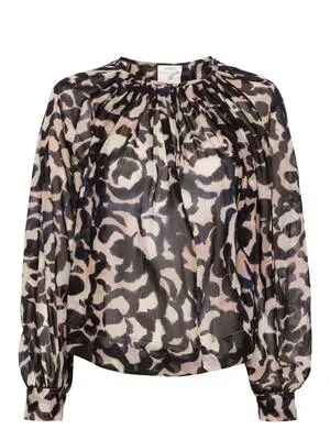 FORTE_FORTE Forte Forte Abstract-Print Blouse