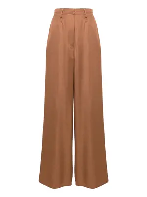 FORTE_FORTE Wide-leg Trousers - Brown