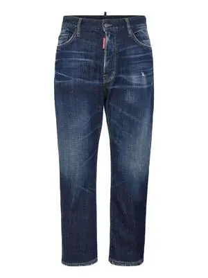 Dsquared2 Mid-rise Straight-leg Jeans - Blue