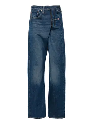 BLESS Bless X Levi's Zip-Detail Cotton Jeans