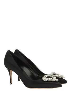 SERGIO ROSSI 90mm Godiva Pumps - Black