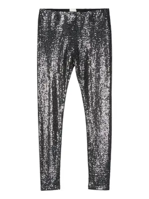 Isabel Marant Joshua Sequin-embellished Leggings - Black
