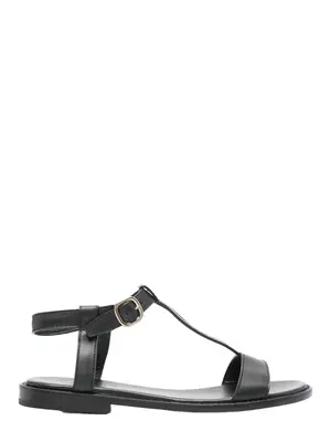 DOUCAL'S Buckle-fastening Leather Sandals - Black