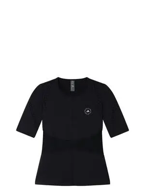 Stella McCartney Truepurpose Training Short Sleeve Top - Black