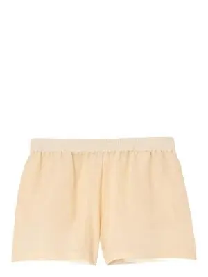 Givenchy And Linen-blend Shorts - Ivory