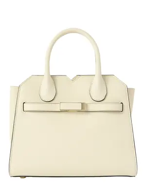 VALEXTRA Milano Mini Tote - Cream