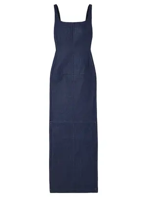 Jacquemus La Robe De-nîmes Spoglio Denim Gown - Blue