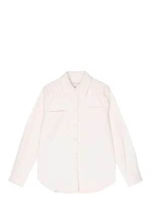 Maison Kitsuné Patch-pocket Cotton Shirt - Neutrals