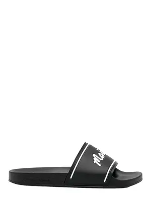 Maison Kitsuné Handwritting Slides - Black
