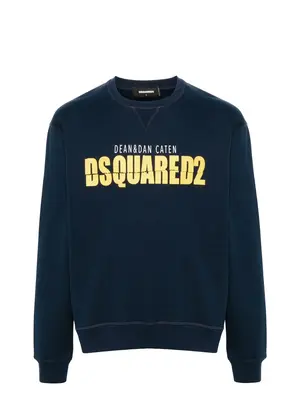 Dsquared2 Cool Fit Logo-print Sweatshirt - Blue
