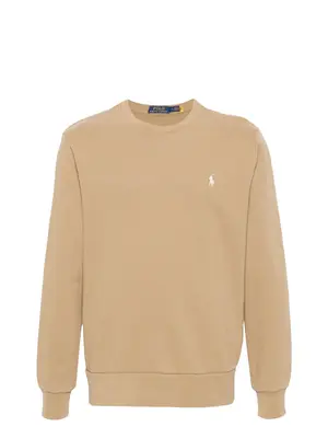 Polo Ralph Lauren Polo Ralph Lauren Crewneck Sweatshirt With Signature Pony Motif Brown