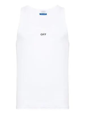 Off-White Off Stamp Tank Top - White
