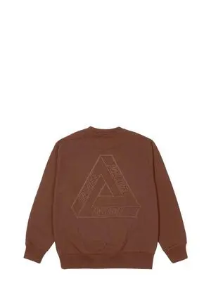 PALACE Tristitch Crew - Brown