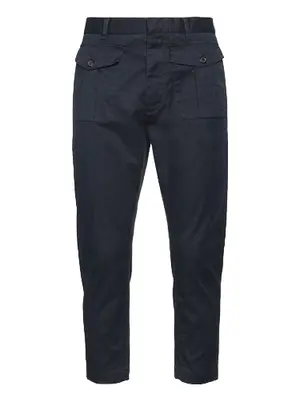Dsquared2 Woven Straight Leg Pants Navy Blue