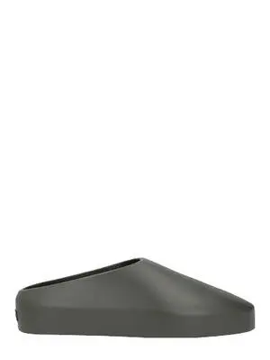 Fear Of God Charcoal Rubber Mules - Grey