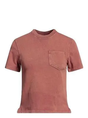 Aspesi Cotton Jersey T-shirt - Rust
