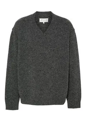 MAISON MARGIELA Mélange Wool Jumper - Grey