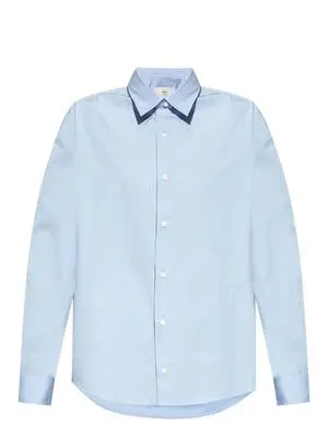 Ami Logo Embroidered Shirt - Blue
