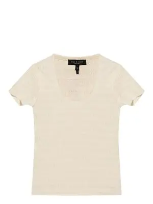 Rag & Bone Julia T-shirt - Neutrals