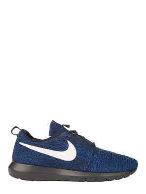 Nike Roshe Nm Flyknit Sneakers - Dark Obsidian/white/racer Blue