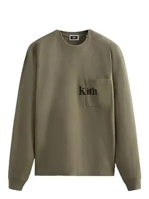 Kith Long Sleeve Quinn Tee Shirt Palomino