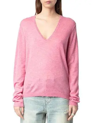 Zadig&Voltaire Rivy Cashmere Sweater Phlox