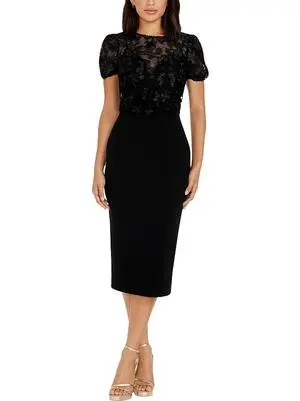 Dress The Population Marianne Bodycon Dress - Black