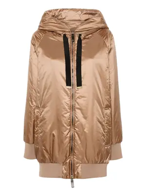 Max Mara Hooded Parka Coat - Brown