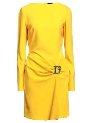 Dsquared2 DSQUARED2 Mini Bodycon Dress Yellow
