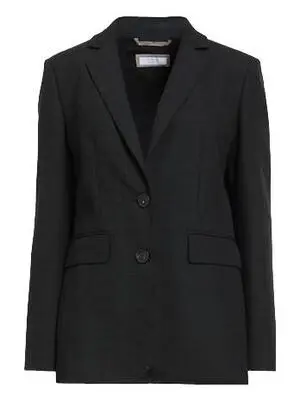 Peserico Single-breasted Crepe Blazer - Grey