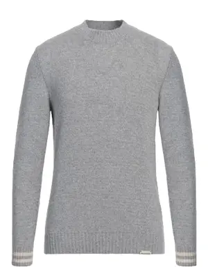 BROOKSFIELD Sweater In Light Virgin Wool And Polyamide - Grey