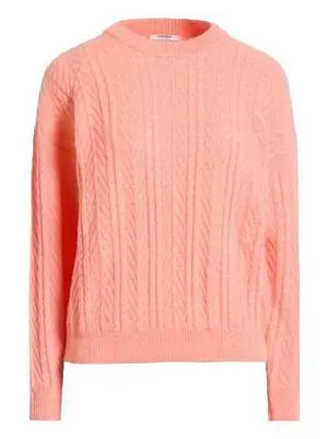 Peserico Long Sleeve Crewneck Sweater - Salmon Pink