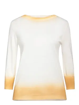 ARAGONA Merino Wool Tie-dyed Sweater - Beige