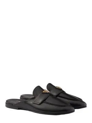 Prada Leather Slipper - Black