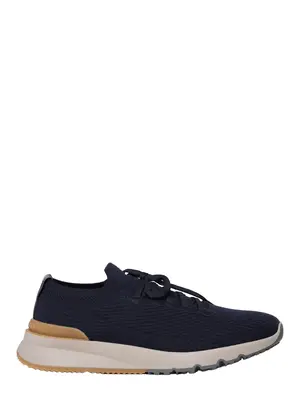 Brunello Cucinelli Lace Up Sneakers Blue
