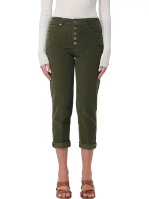 DONDUP Dondup Corduroy Button-Front Jeans Green