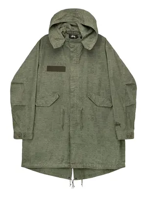 StÜssy Nyco Fishtail Parka - Green