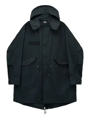 StÜssy Nyco Fishtail Parka - Black