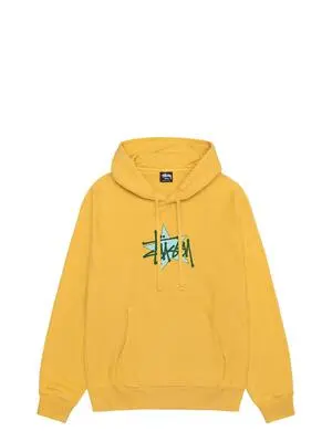 StÜssy Star Hoodie - Yellow