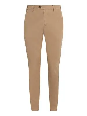 Canali Stretch-cotton Chinos - Beige
