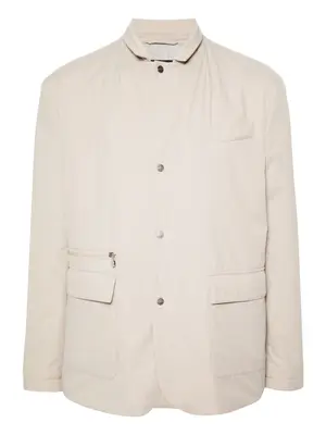 Kiton Notched-collar Padded Jacket - Neutrals