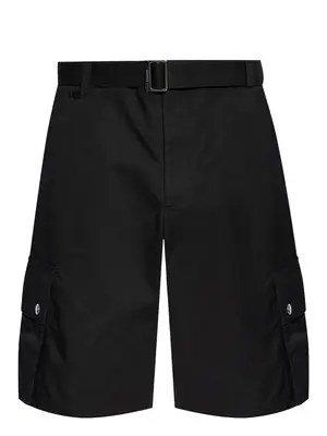Jacquemus Belted Cargo Shorts - Black