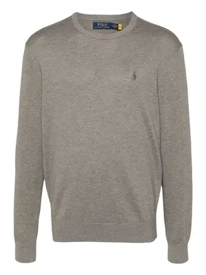 Polo Ralph Lauren Pony-embroidered Jumper - Grey