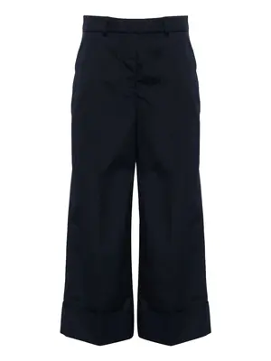 THOM BROWNE Twill Cropped Trousers