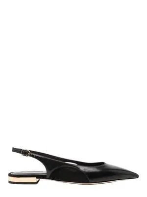 Chloé Saada Leather Ballerinas - Black