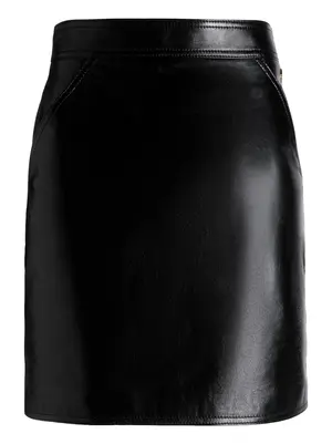 BALLY Bally High-Waisted Leather Skirt