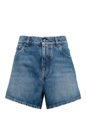 OFF-WHITE Off-White Denim Mini Shorts