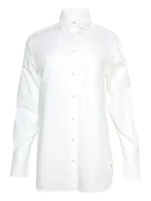 Eterne Long-sleeved Button-down Shirt - White